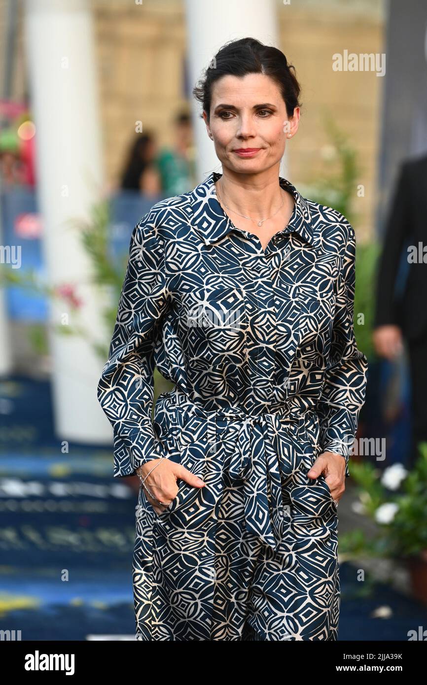 GIFFONI VALLE PIANA, ITALY - JULY 24: Chiara Muti attend the photocall ...
