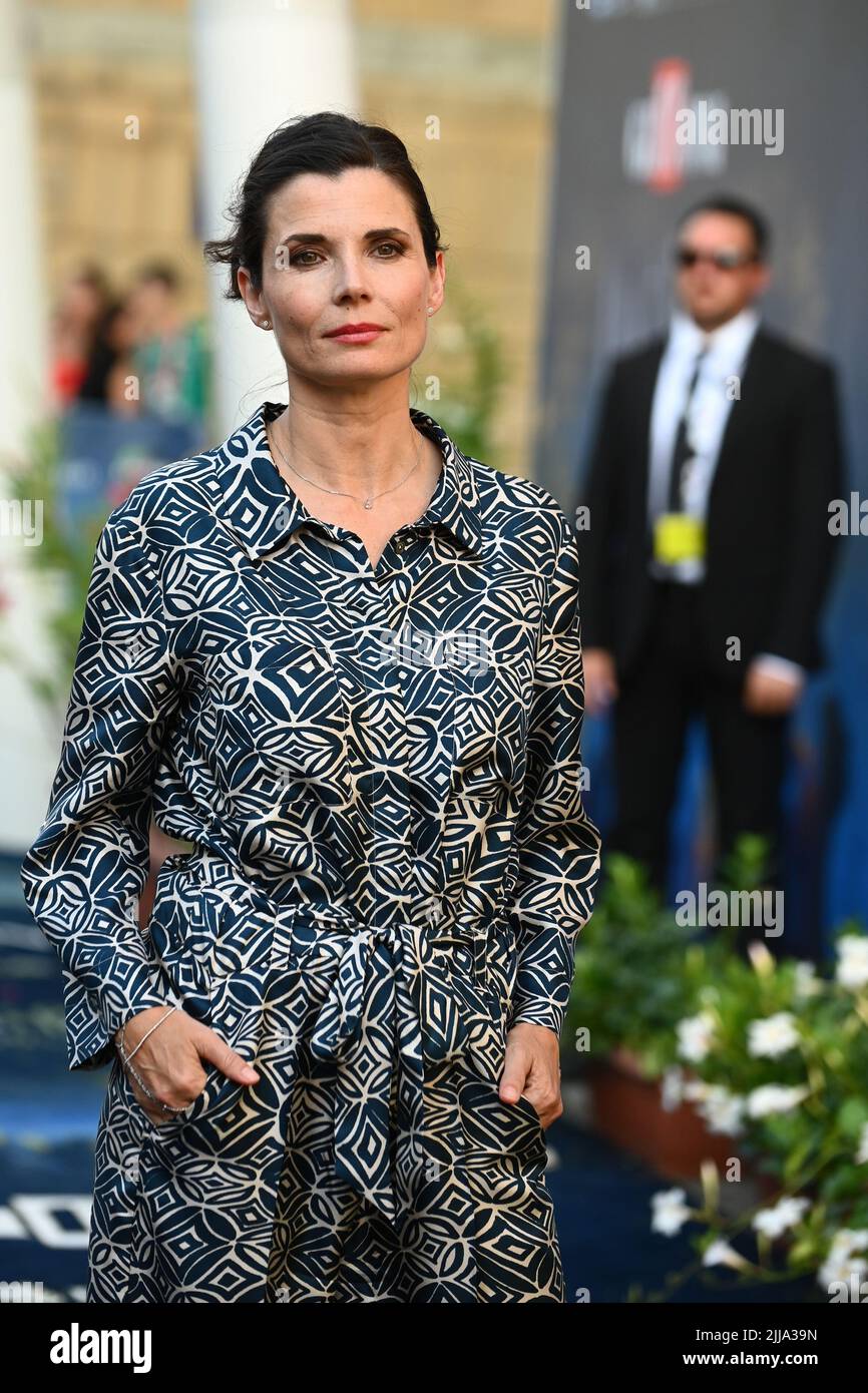 GIFFONI VALLE PIANA, ITALY - JULY 24: Chiara Muti attend the photocall ...