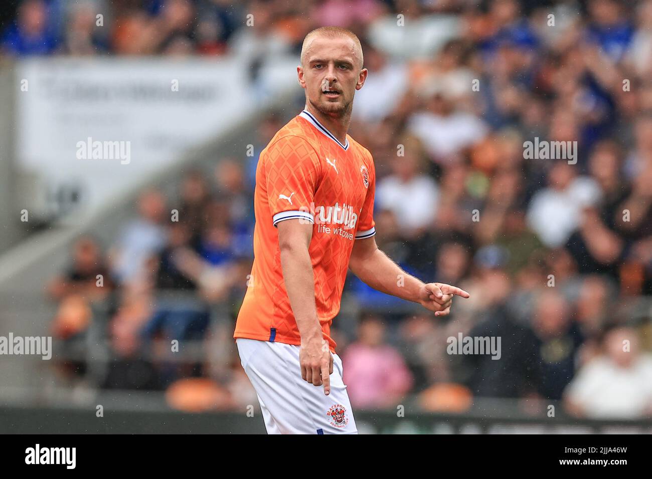 Lewis Fiorini #8 of Blackpool during the game Stock Photo - Alamy