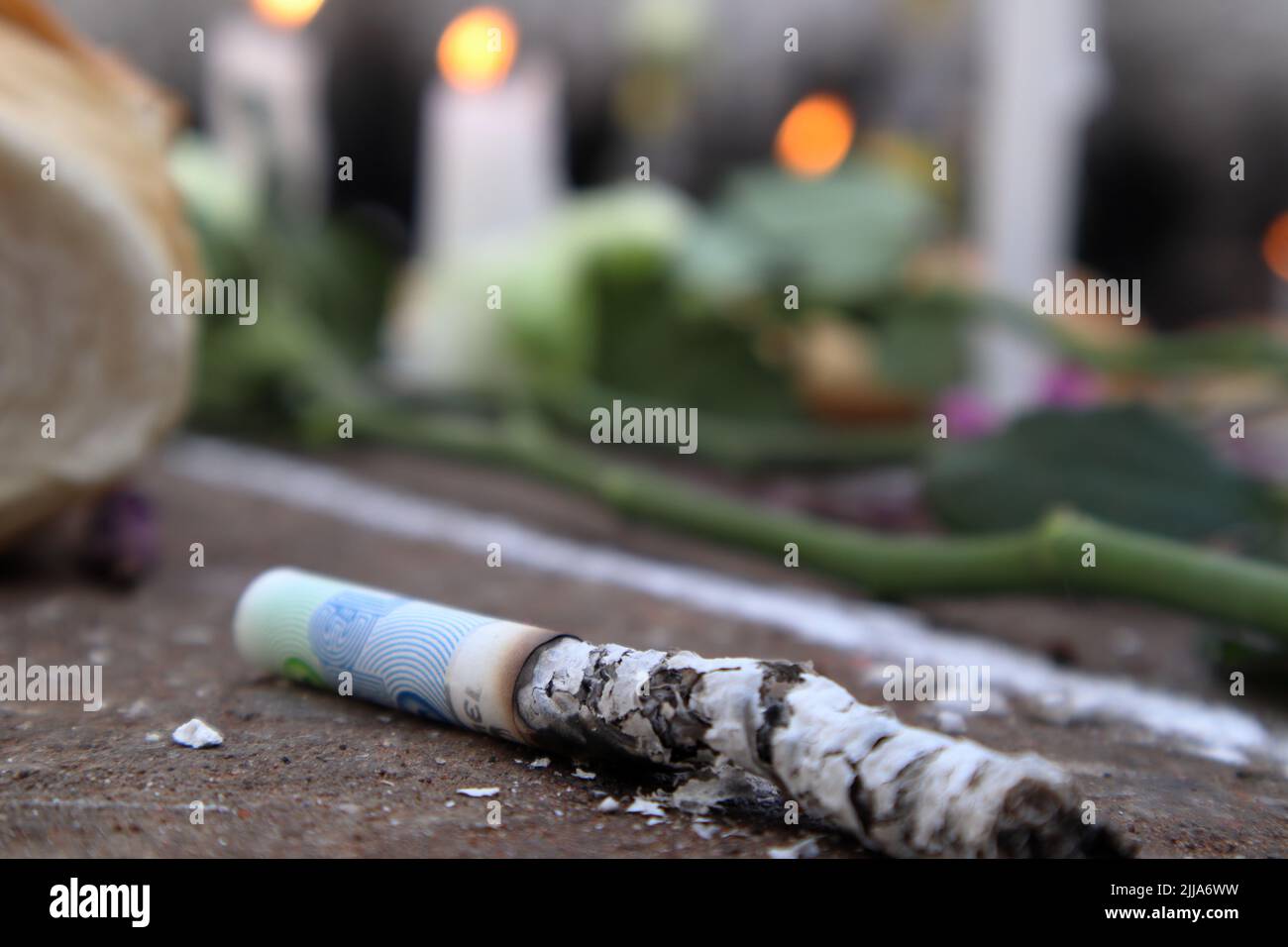 Macumba, from Candomble, a kind of black magic, in the Cemetery of ...