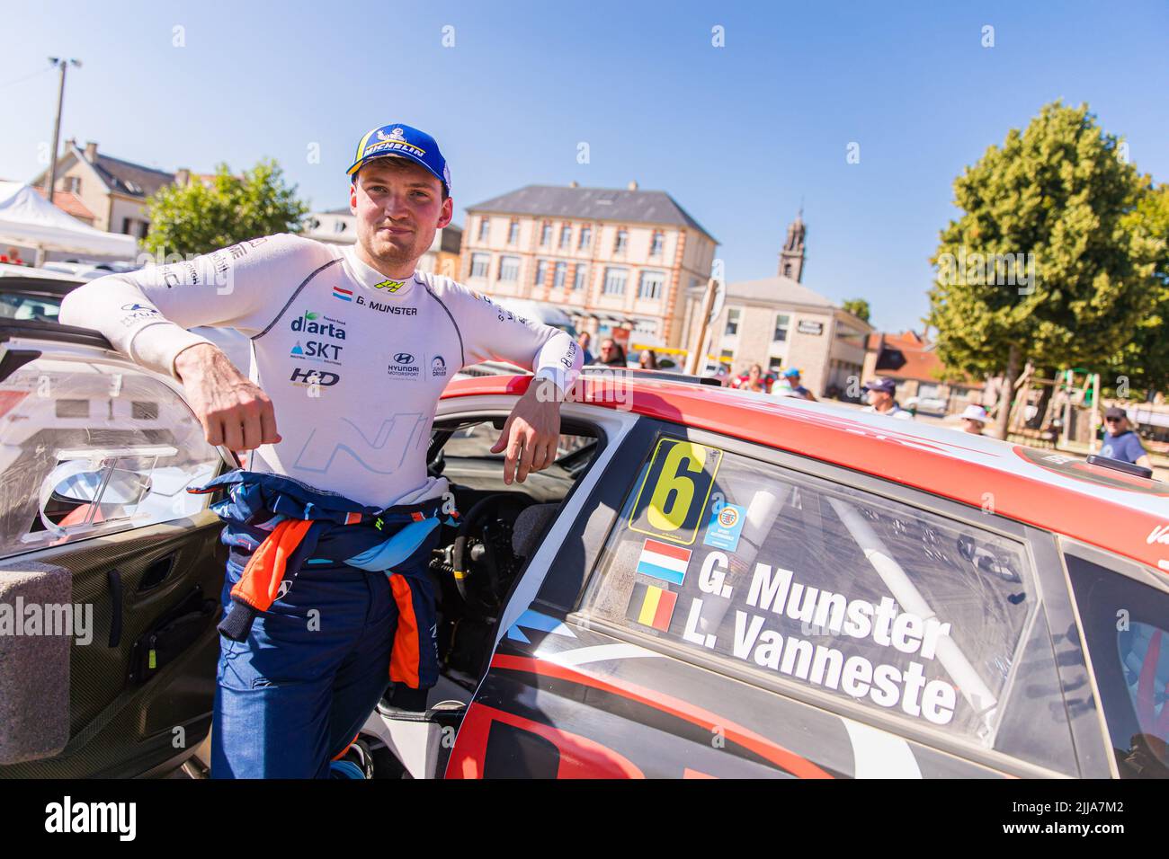 MUNSTER Grégoire, VANNESTE Lara, HYUNDAI I20 Rally2, portrait during ...