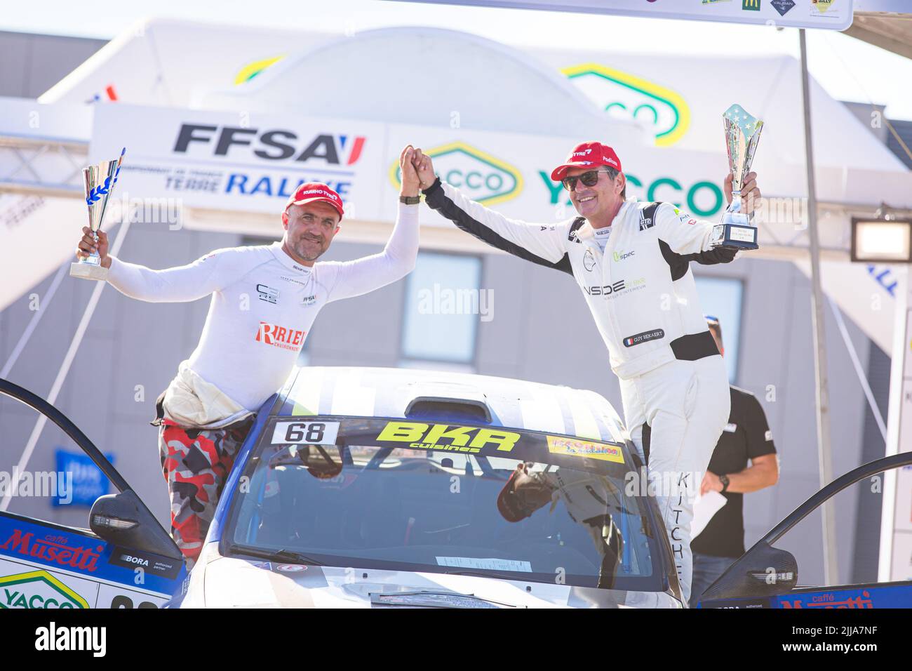 BEKAERT Guy, ESCARTEFIGUE Thomas, SUBARU WRX STI, portrait during the ...