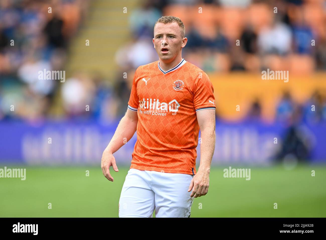 Shayne Lavery #19 of Blackpool during the game Stock Photo - Alamy