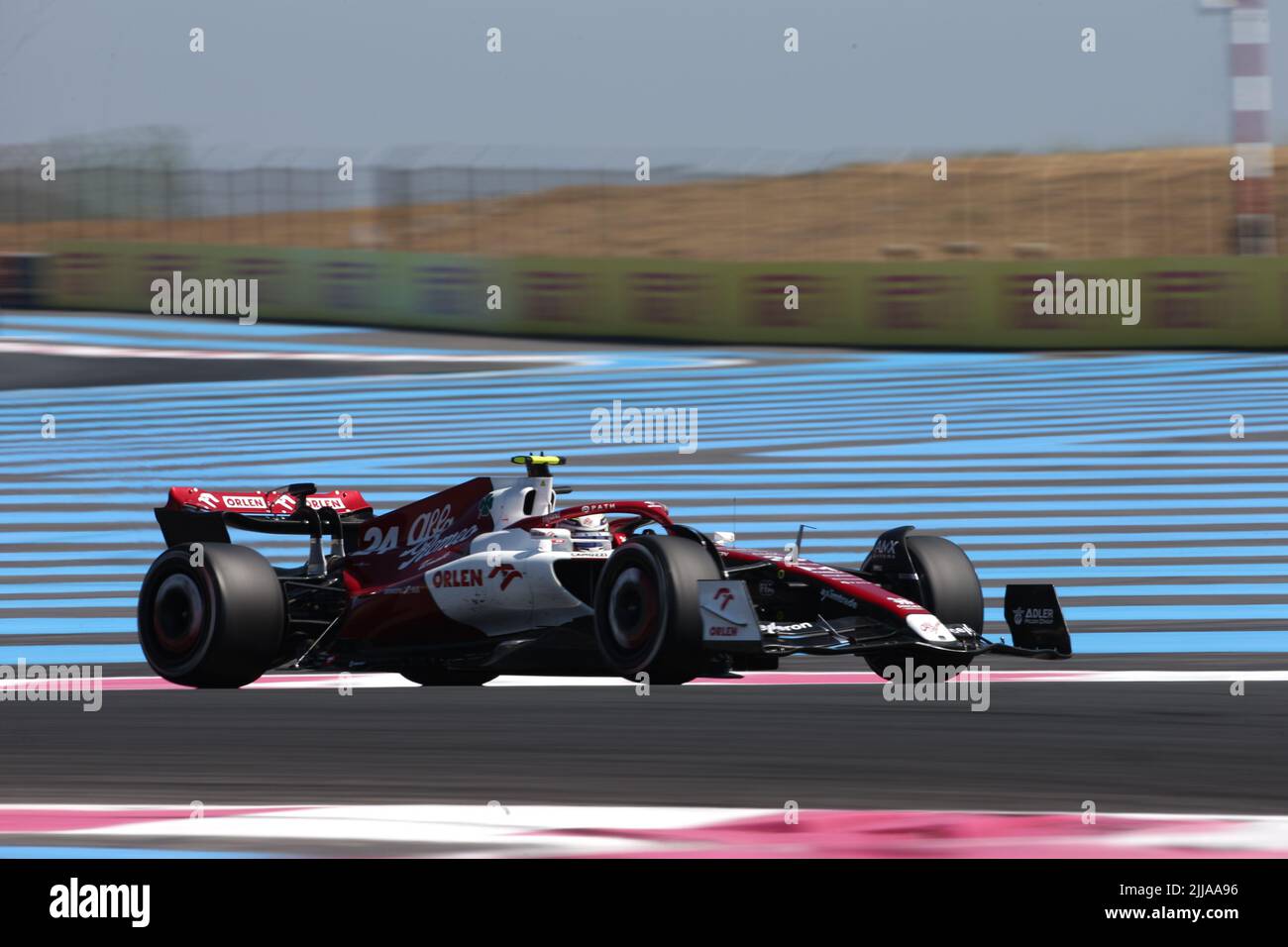 jul 24 2022 Le Castellet, France - F1 2022 France GP - Race - Guanyu ...
