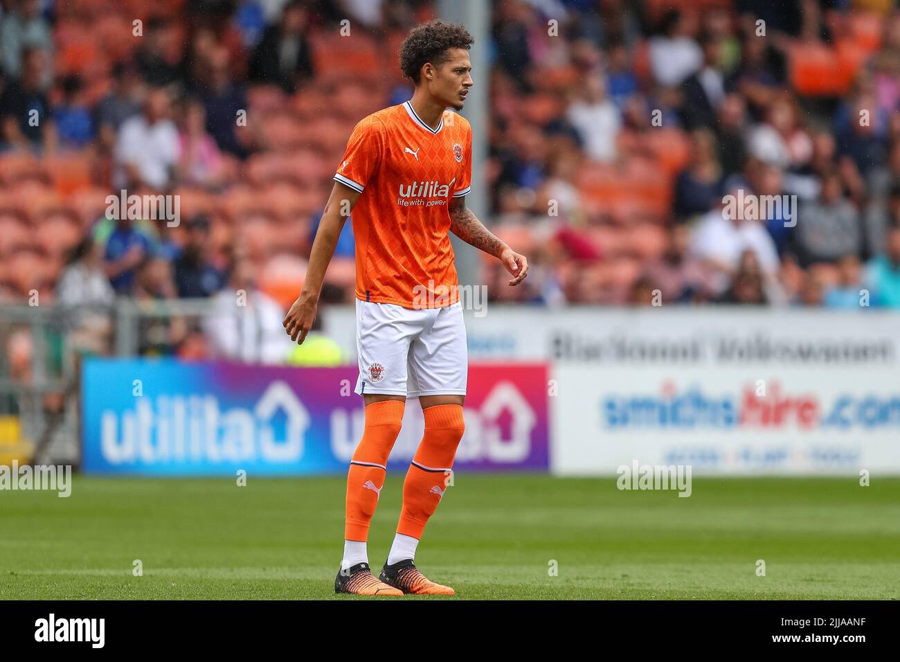 Rhys Williams #15 of Blackpool during the game Stock Photo - Alamy