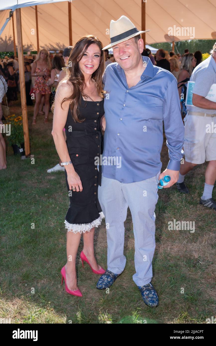 Liz Shapiro and Todd Shapiro attend Polo Hamptons 2022 Match and Event ...