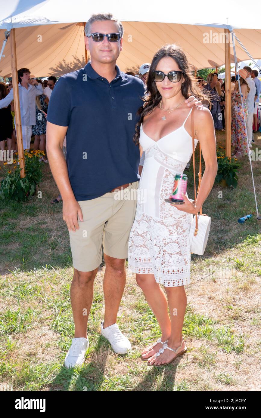 Guest and Morgan Oliveira attend Polo Hamptons 2022 Match and Event ...