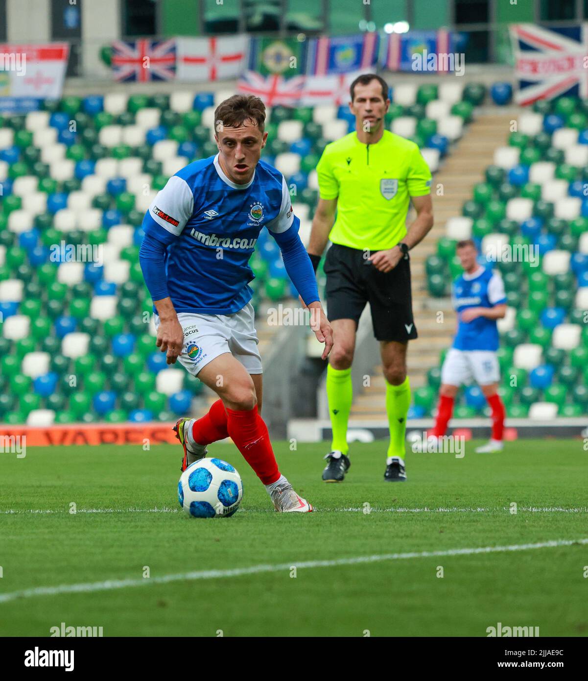 Windsor Park, Belfast, Northern Ireland, UK. 13 July 2022. UEFA ...