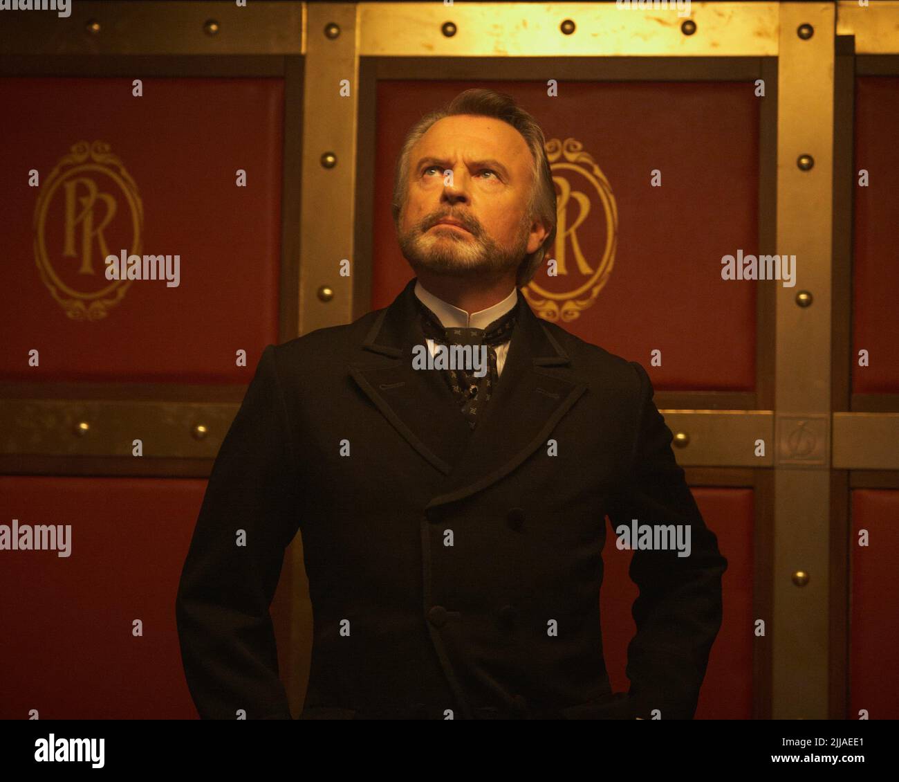 SAM NEILL, THE ADVENTURER: THE CURSE OF THE MIDAS BOX, 2013 Stock Photo ...