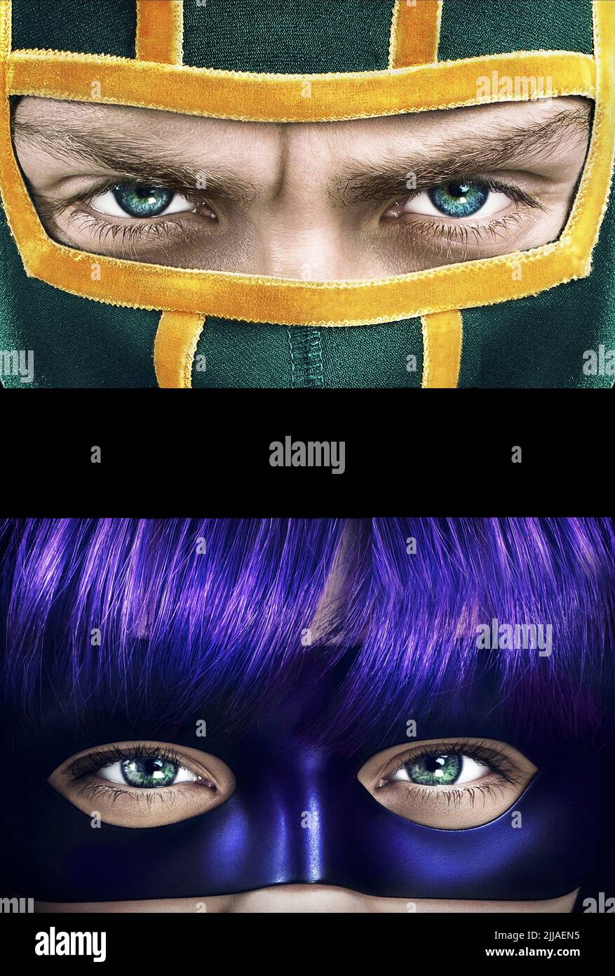 AARON TAYLOR-JOHNSON, CHLOE GRACE MORETZ, KICK-ASS 2, 2013 Stock Photo ...