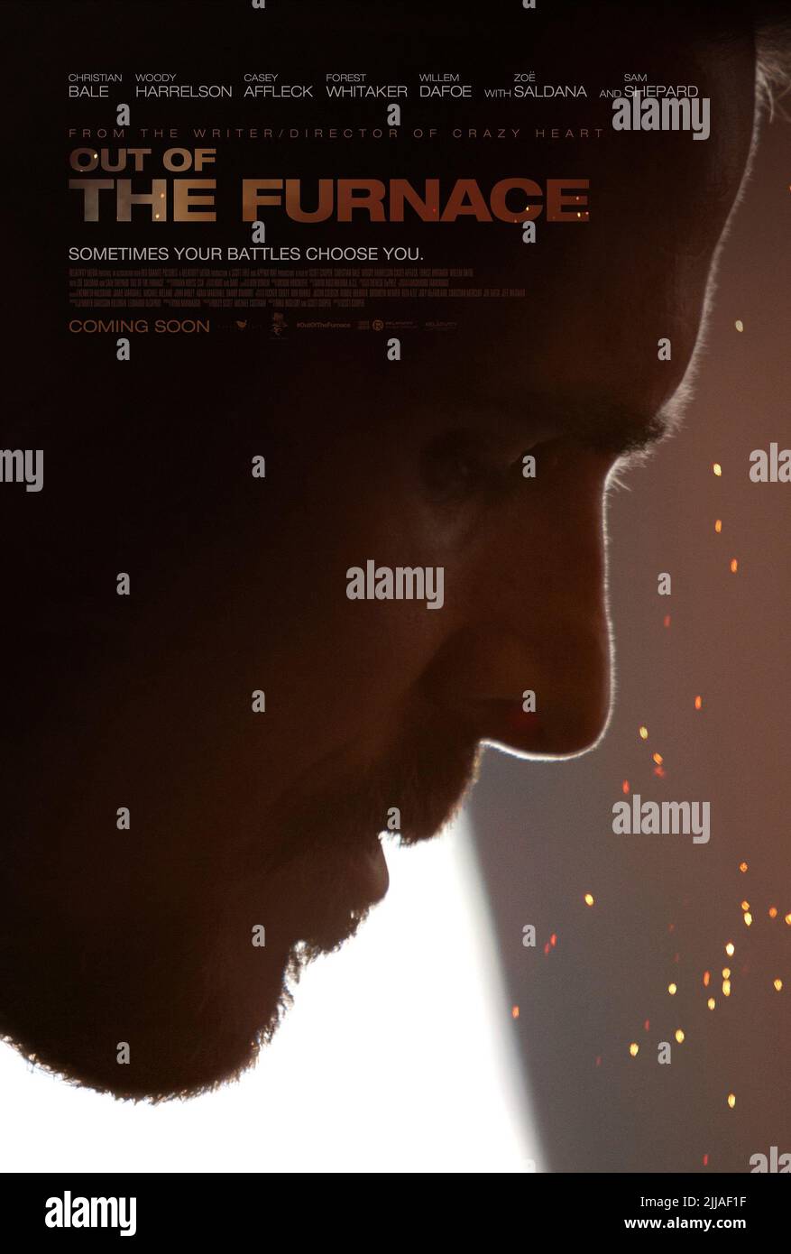 CHRISTIAN BALE POSTER, OUT OF THE FURNACE, 2013 Stock Photo - Alamy