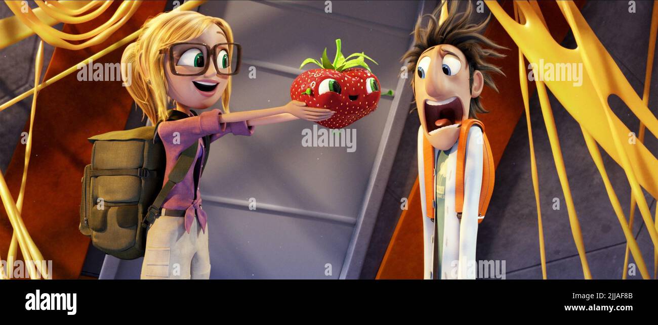 SAM, FLINT, CLOUDY WITH A CHANCE OF MEATBALLS 2, 2013 Stock Photo - Alamy