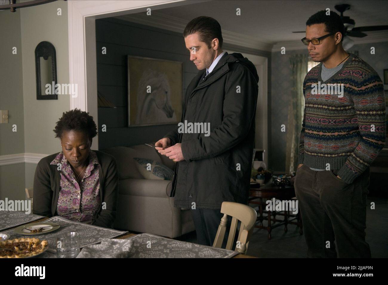 VIOLA DAVIS, JAKE GYLLENHAAL, TERRENCE HOWARD, PRISONERS, 2013 Stock ...