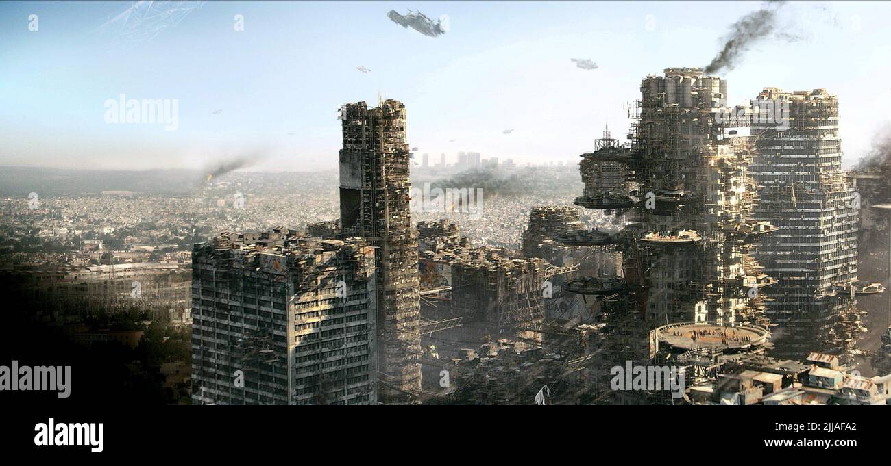 FUTURISTIC CITY RUINS, ELYSIUM, 2013 Stock Photo - Alamy
