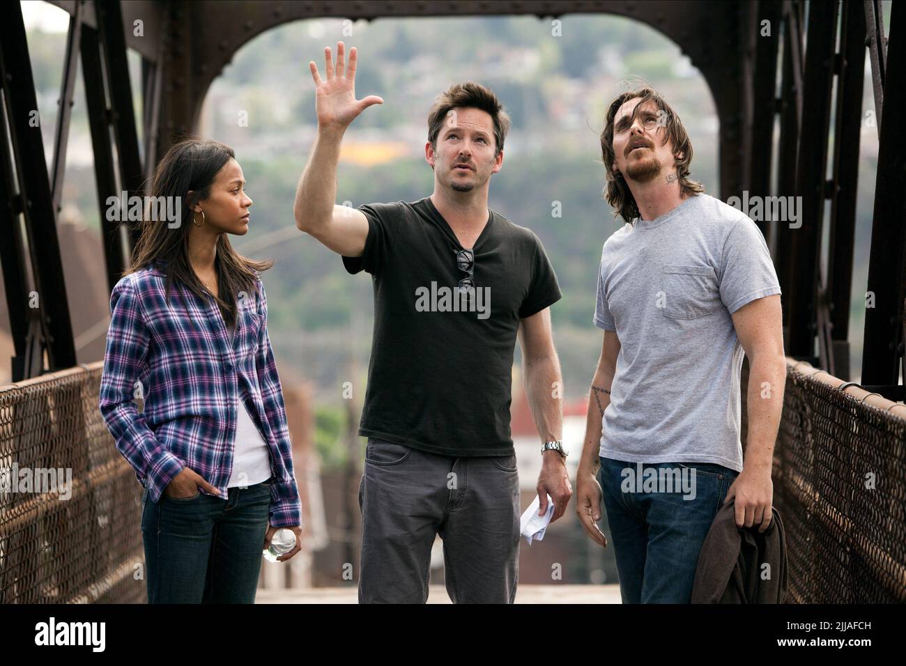 ZOE SALDANA, SCOTT COOPER, CHRISTIAN BALE, OUT OF THE FURNACE, 2013 ...