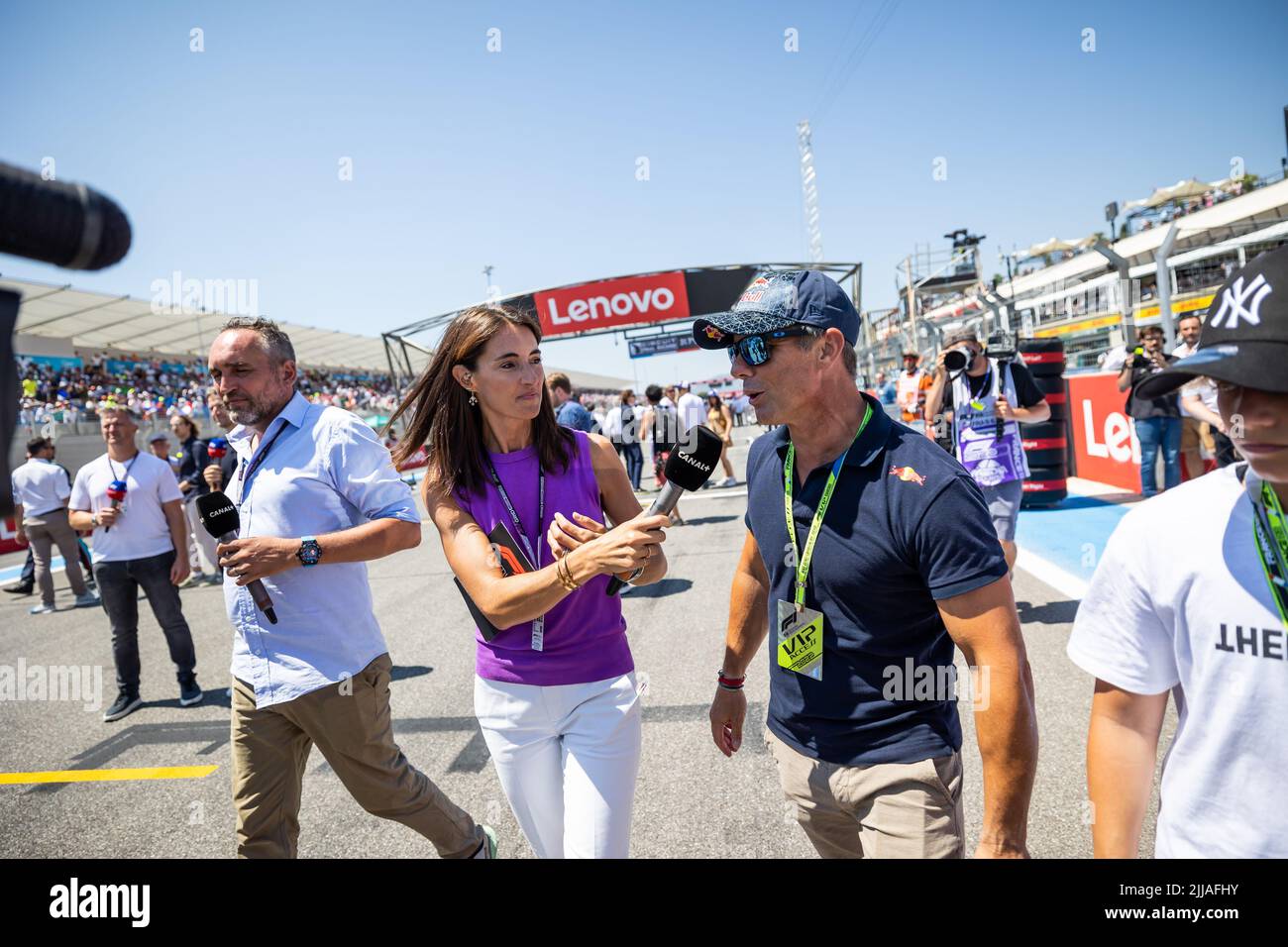 July 24, 2022, Rome, France: Margot Laffite, journalist, LOEB Sebastien ...