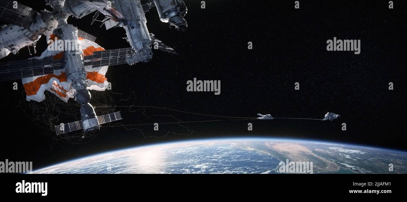 SANDRA BULLOCK, GEORGE CLOONEY, GRAVITY, 2013 Stock Photo - Alamy