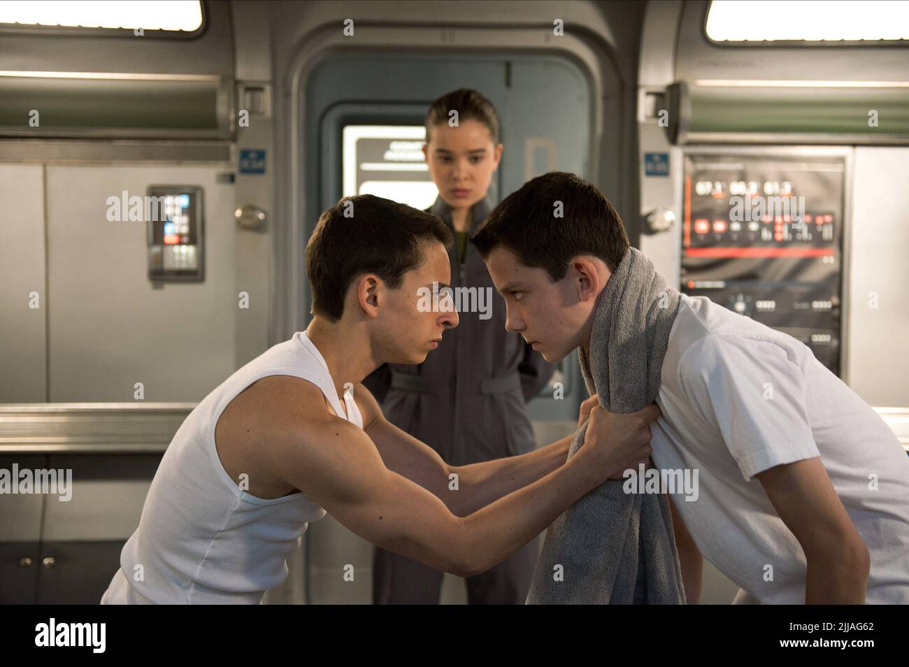 MOISES ARIAS, HAILEE STEINFELD, ASA BUTTERFIELD, ENDER'S GAME, 2013 ...