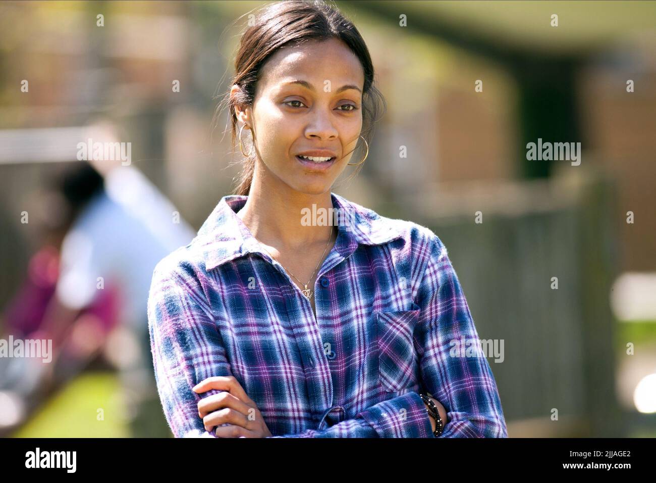 ZOE SALDANA, OUT OF THE FURNACE, 2013 Stock Photo - Alamy