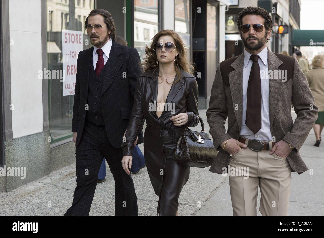 CHRISTIAN BALE, AMY ADAMS, BRADLEY COOPER, AMERICAN HUSTLE, 2013 Stock ...