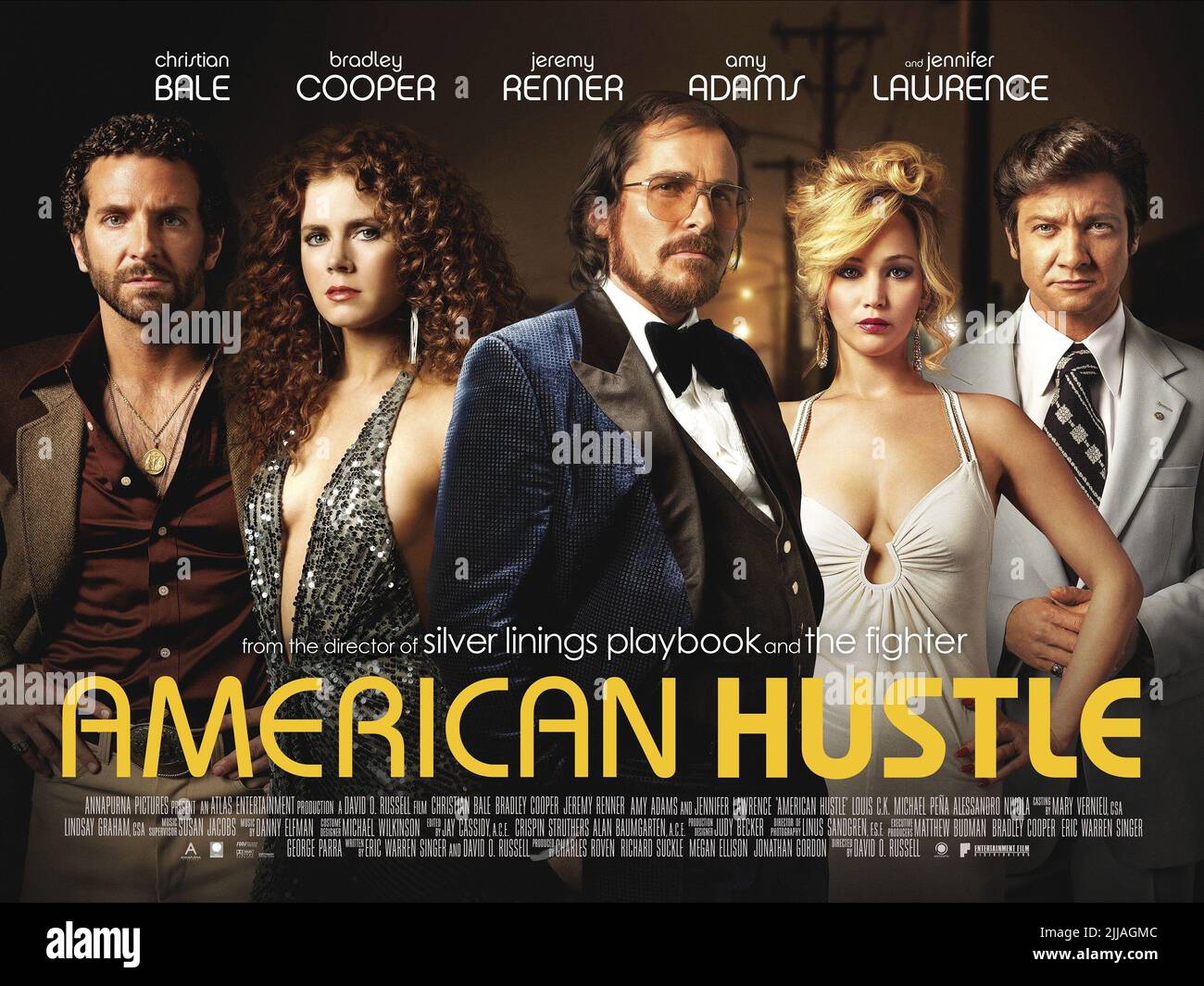 BRADLEY COOPER, AMY ADAMS, CHRISTIAN BALE, JENNIFER LAWRENCE, JEREMY ...