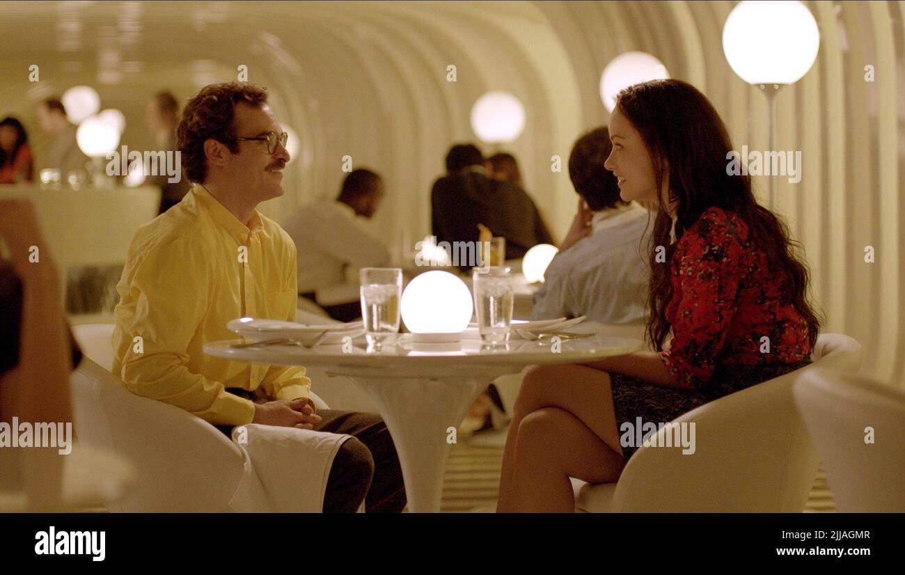 JOAQUIN PHOENIX, OLIVIA WILDE, HER, 2013 Stock Photo - Alamy