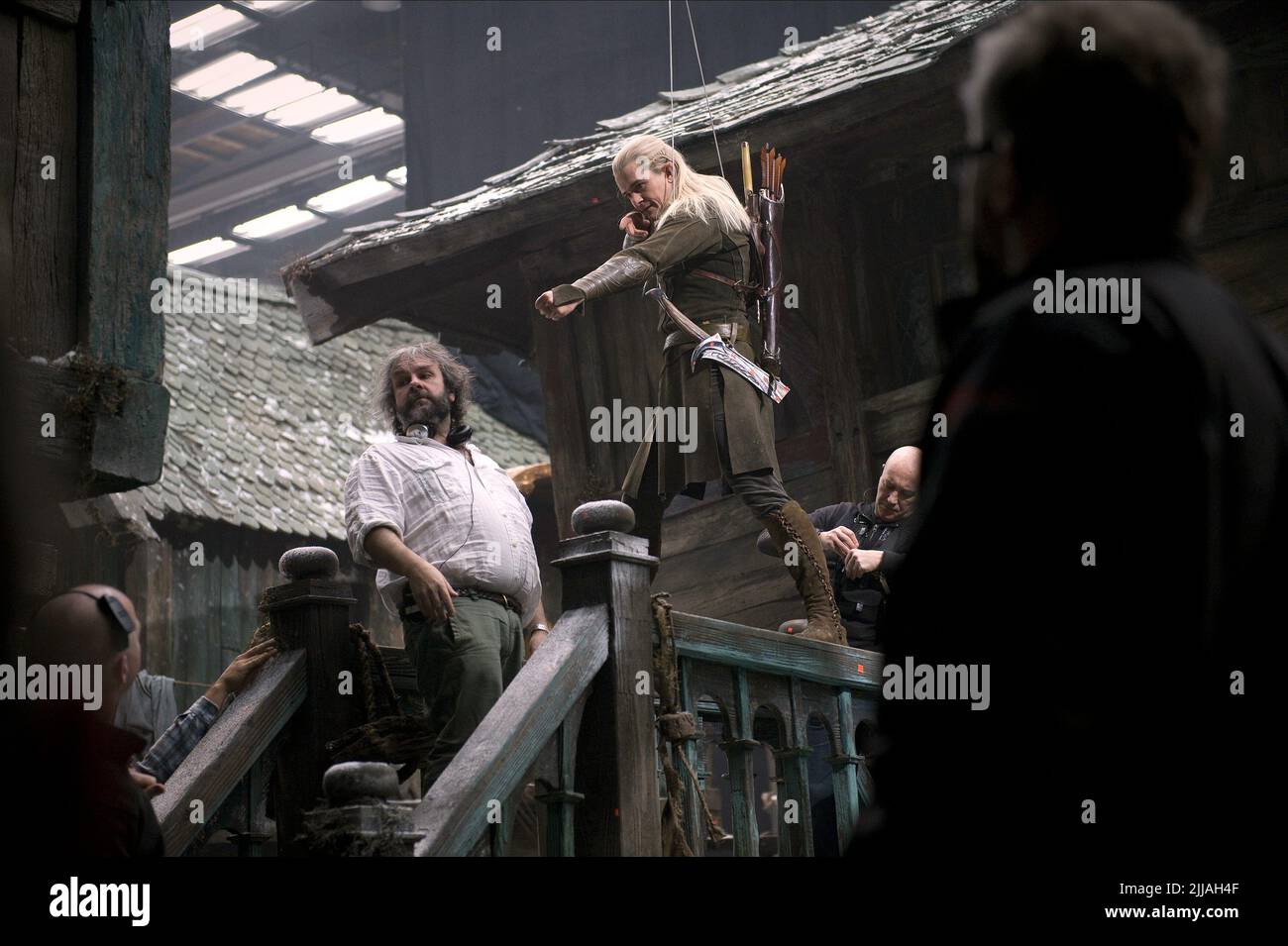 PETER JACKSON, ORLANDO BLOOM, THE HOBBIT: THE DESOLATION OF SMAUG, 2013 ...