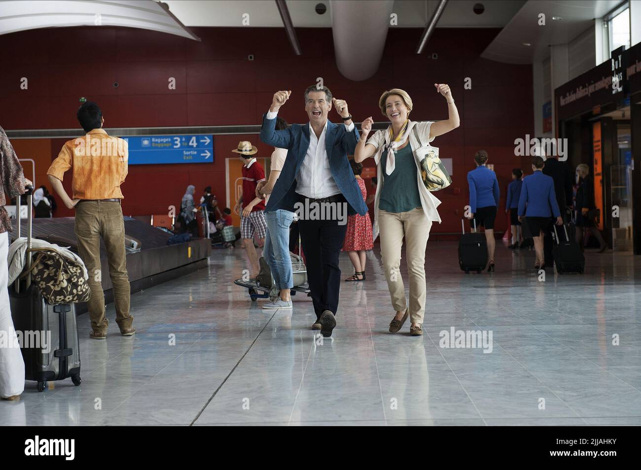 PIERCE BROSNAN, EMMA THOMPSON, THE LOVE PUNCH, 2013 Stock Photo - Alamy