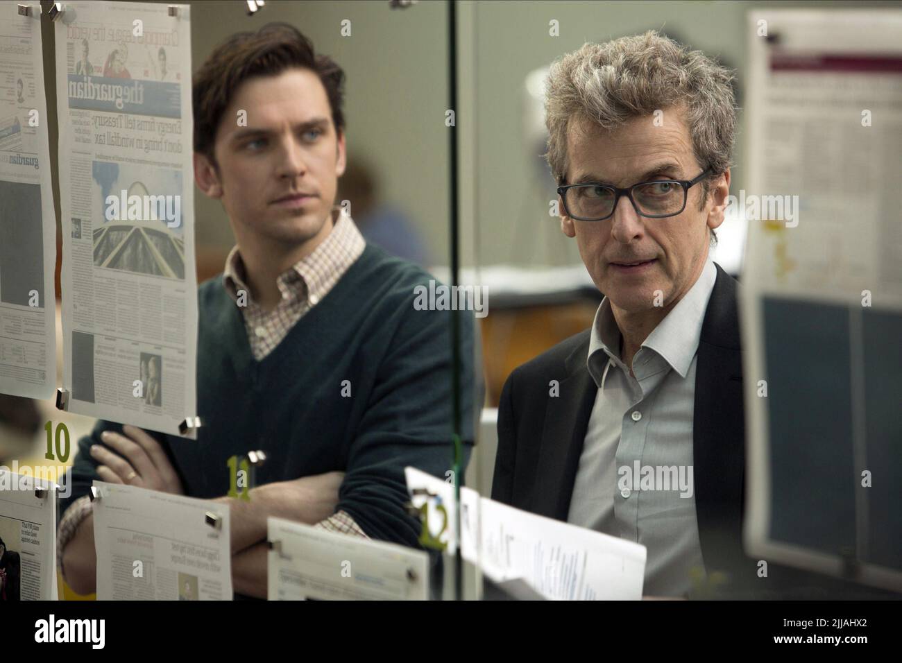 DAN STEVENS, PETER CAPALDI, THE FIFTH ESTATE, 2013 Stock Photo - Alamy