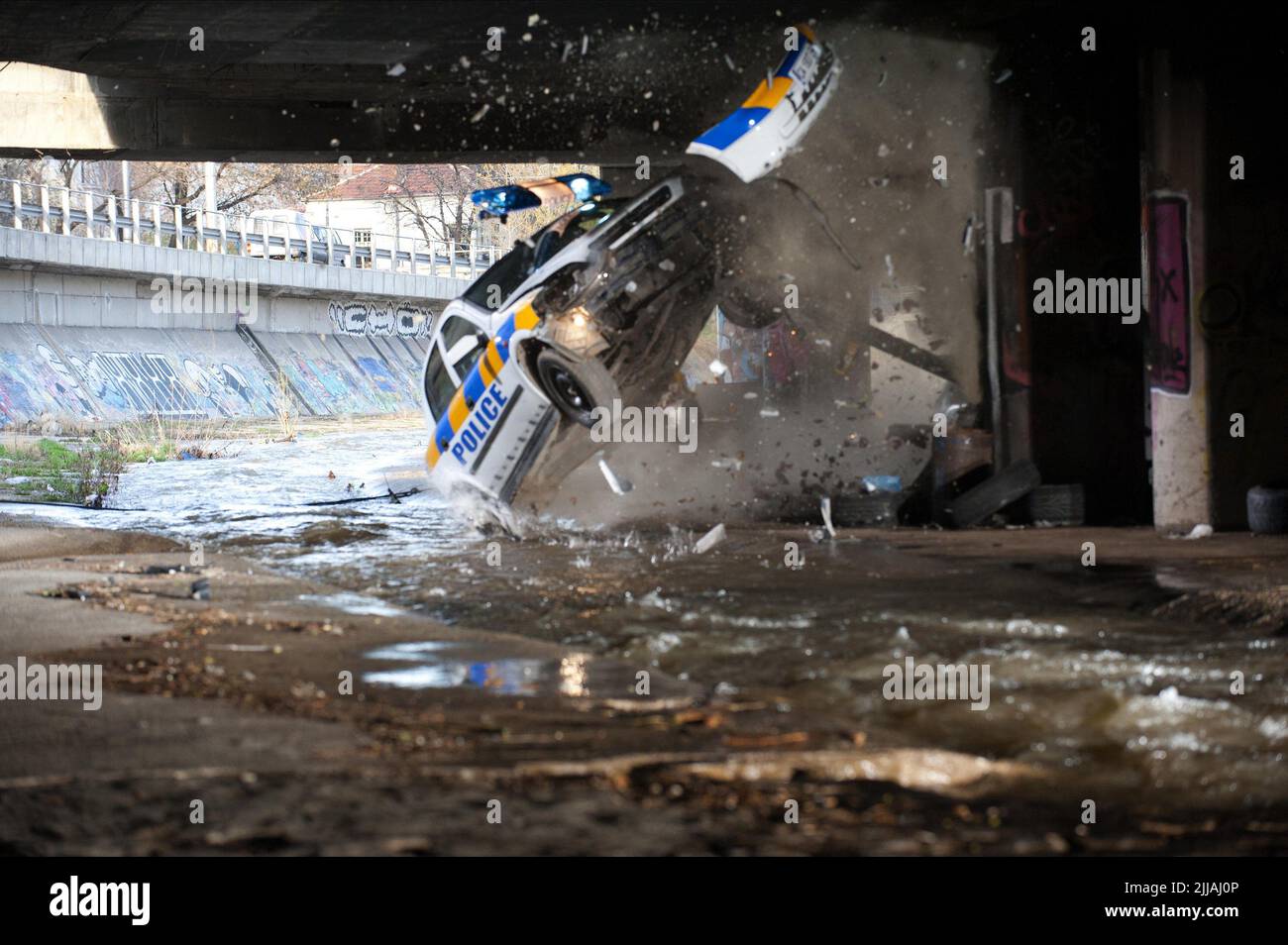 Police car crash hi-res stock photography and images - Alamy