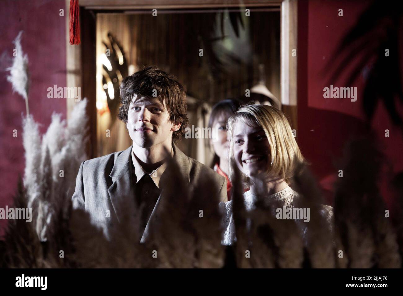 JESSE EISENBERG, MIA WASIKOWSKA, THE DOUBLE, 2013 Stock Photo - Alamy