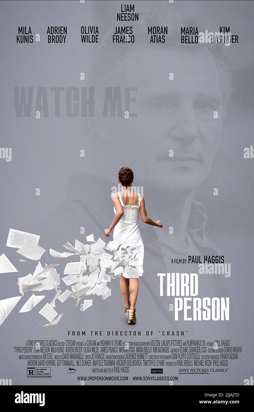 MOVIE POSTER, THIRD PERSON, 2013 Stock Photo - Alamy