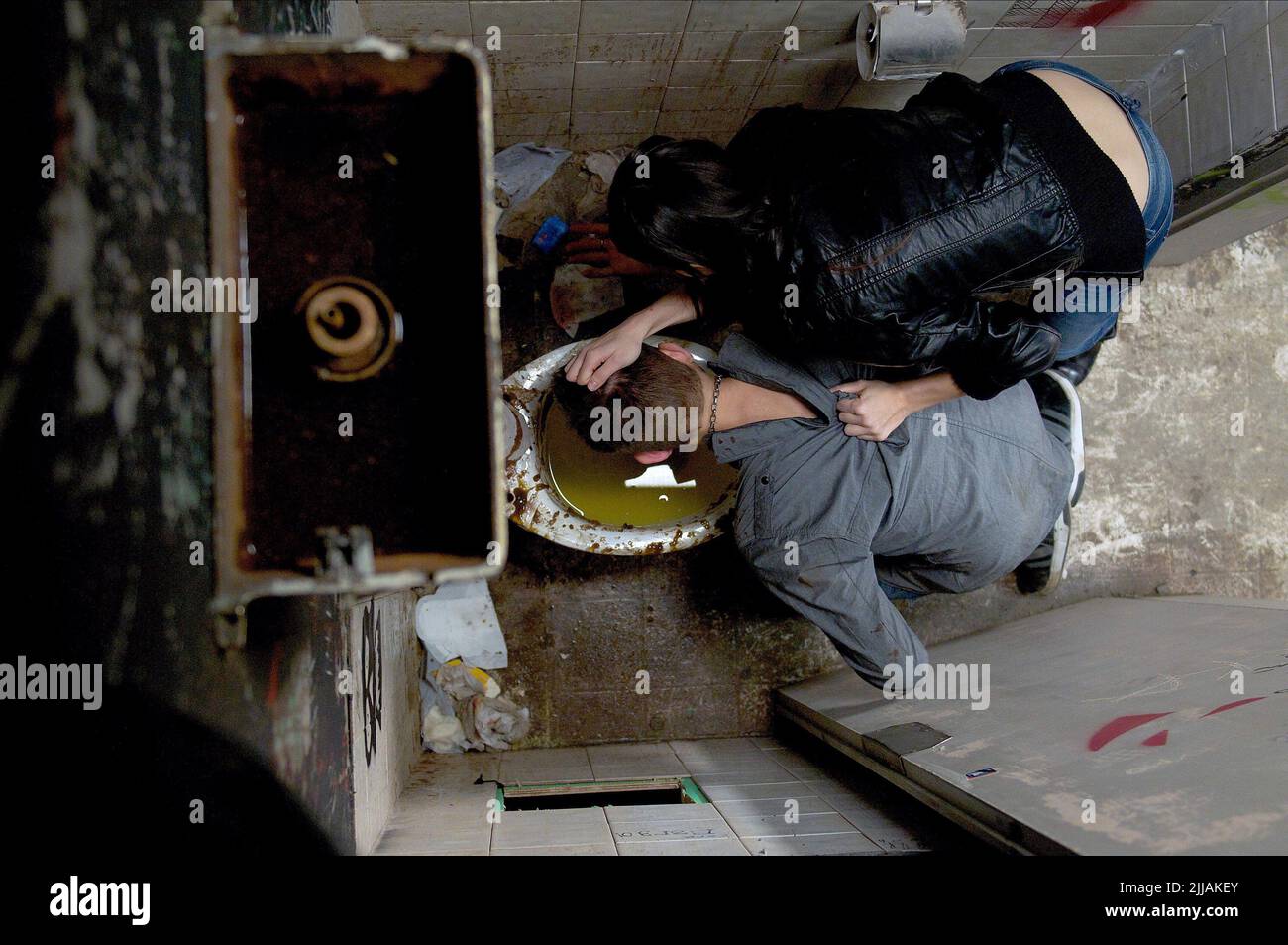 Dunking head in toilet hi-res stock photography and images - Alamy