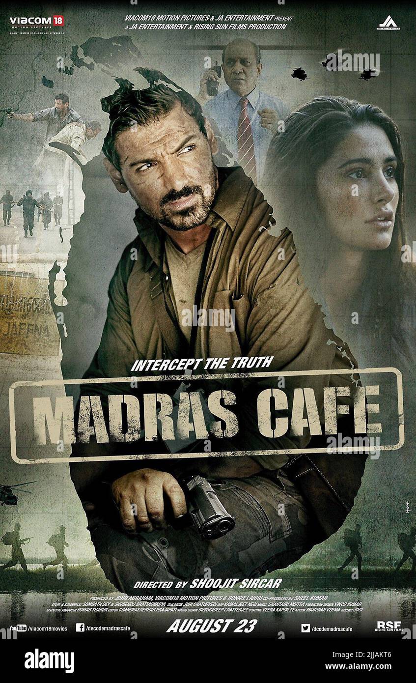 MOVIE POSTER, MADRAS CAFE, 2013 Stock Photo - Alamy