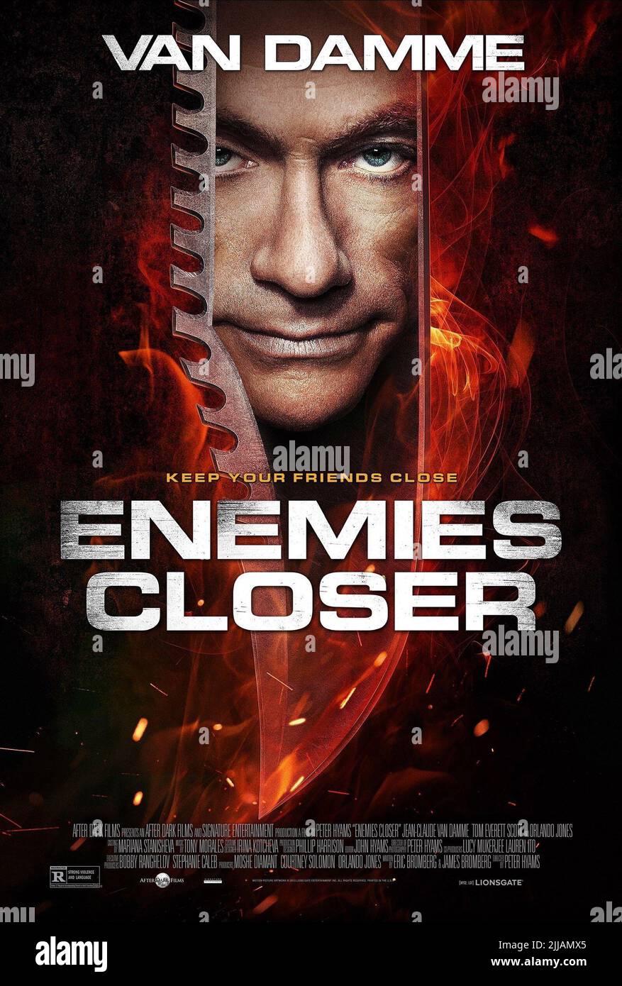 MOVIE POSTER, ENEMIES CLOSER, 2013 Stock Photo - Alamy