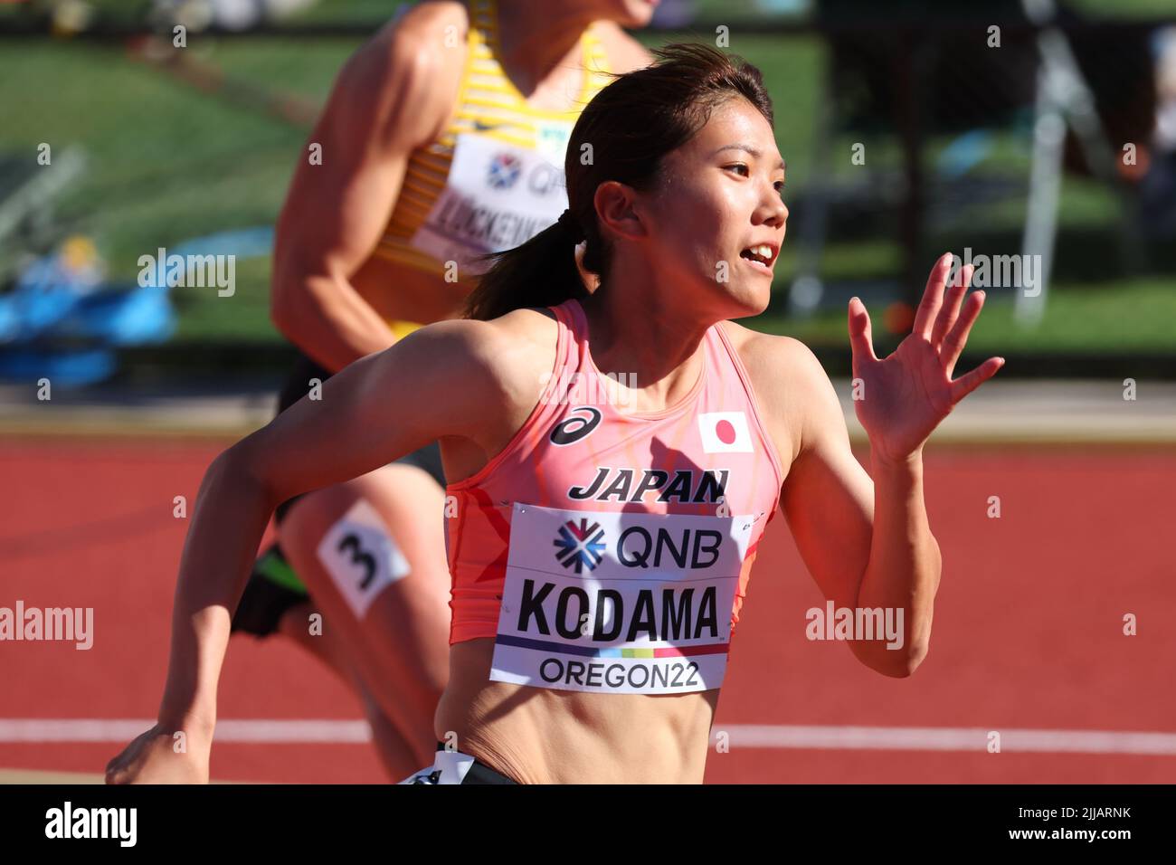 Hayward Field, Eugene, Oregon, USA. 22nd July, 2022. Mei Kodama (JPN ...