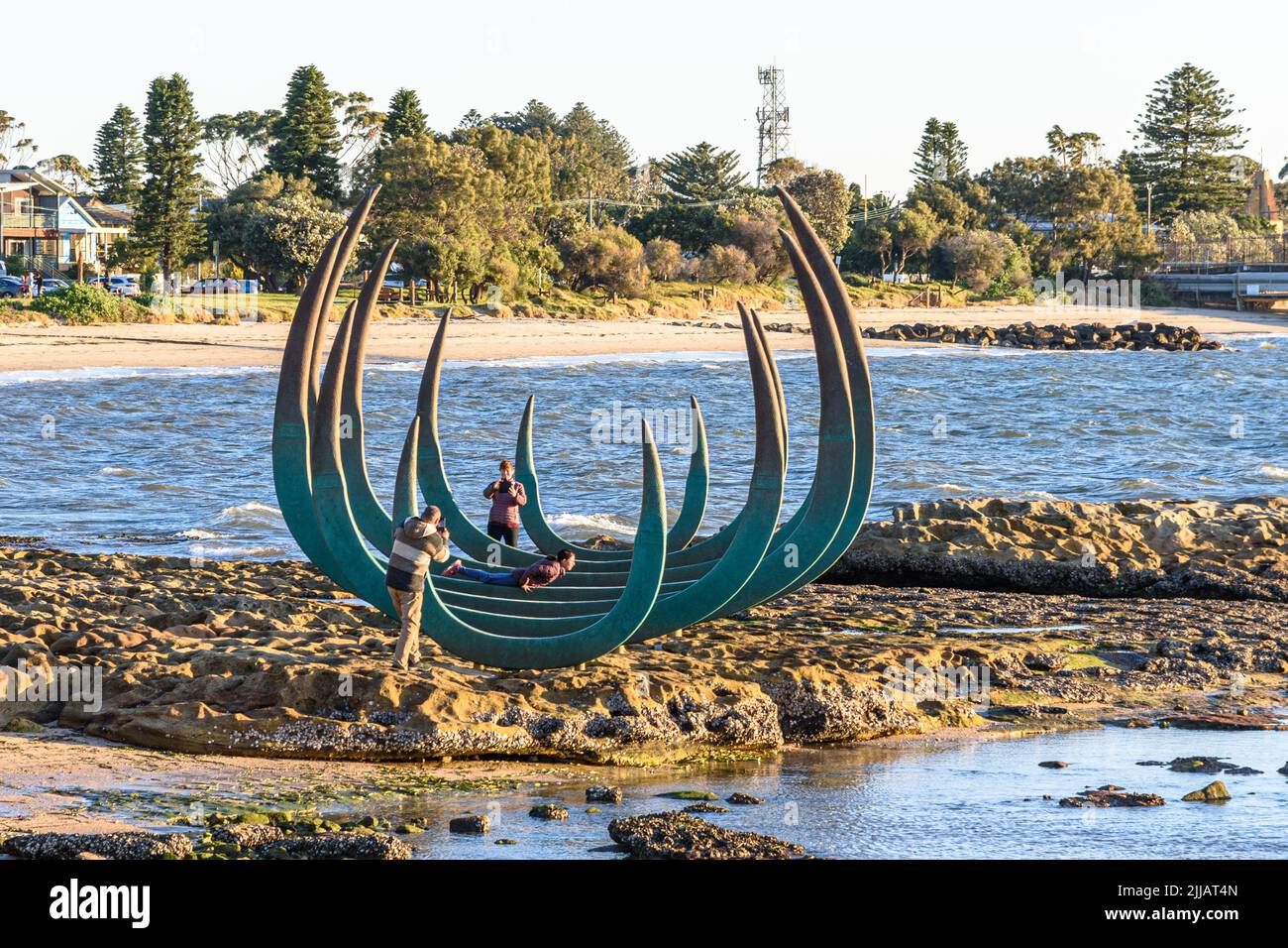 The Eyes of the Land and the Sea sculpture by Alison Page and Nik ...