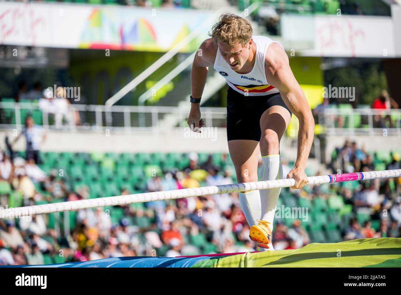 Eugene, Oregon, USA, 24 July 2022, Belgian Ben Broeders pictured in ...