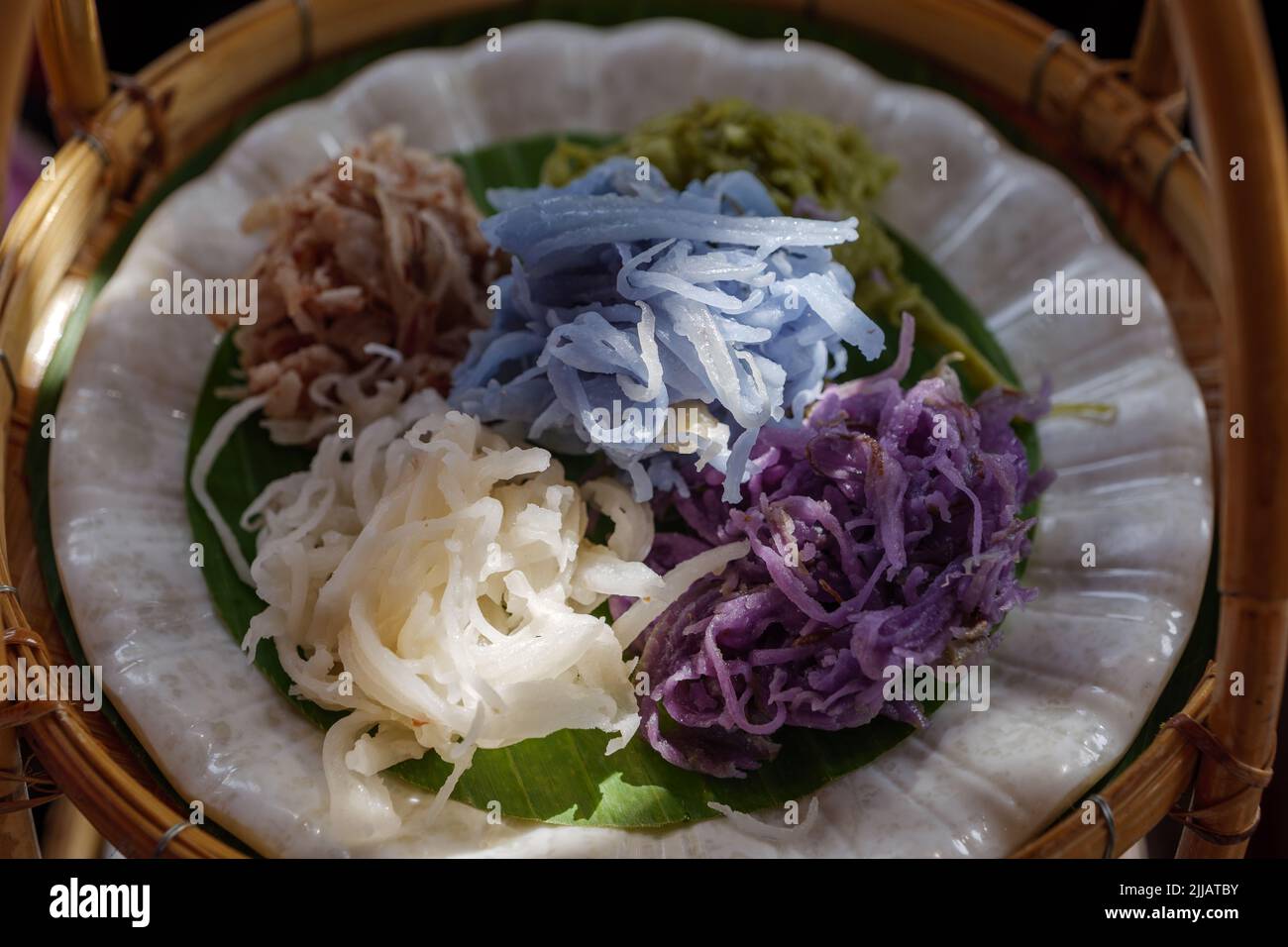 Sweet dried coconuts, Maprao Gaew, Thai style dessert Stock Photo - Alamy