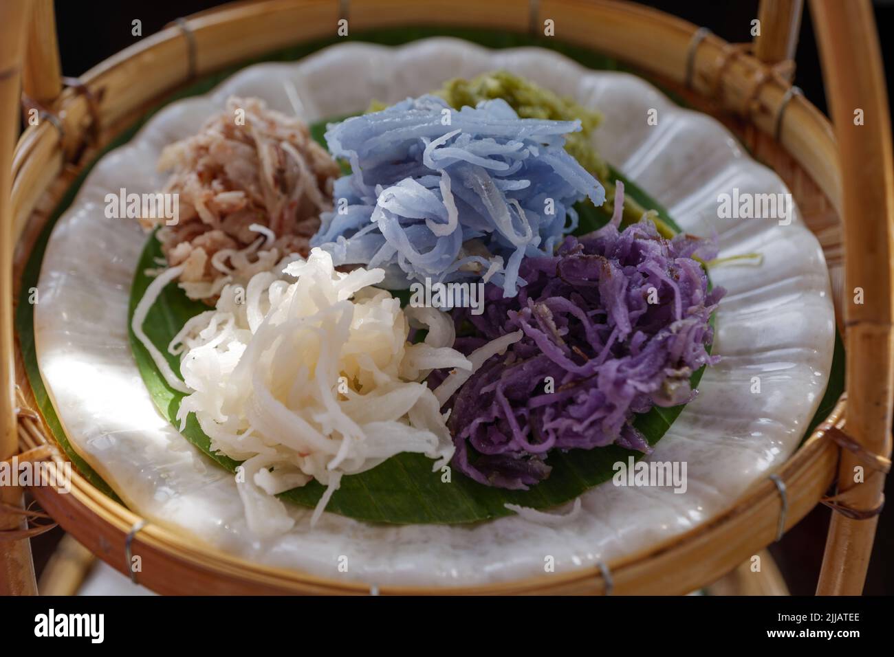 Sweet dried coconuts, Maprao Gaew, Thai style dessert Stock Photo - Alamy