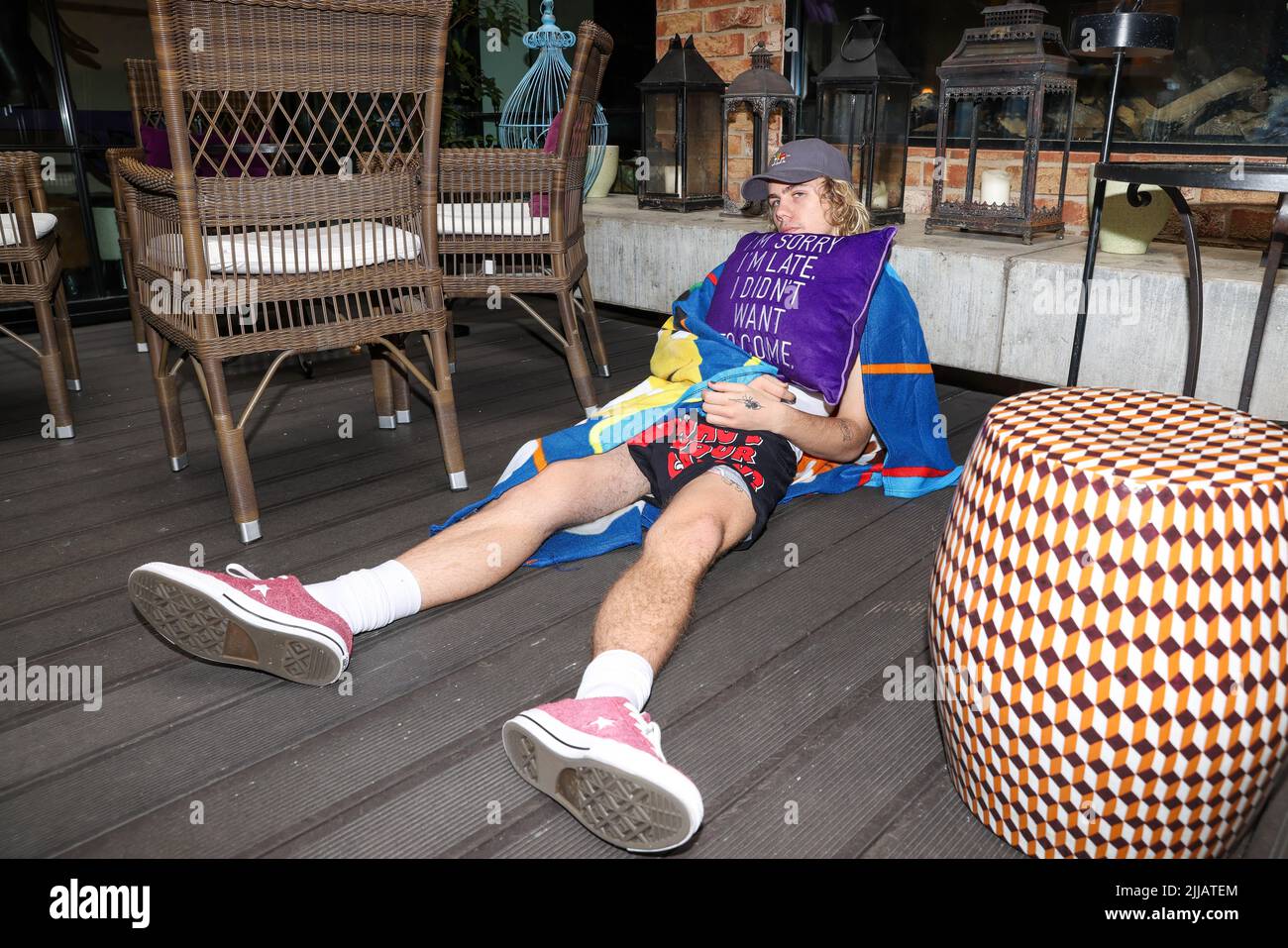 Berlin, Germany. 15th July, 2022. Australian singer and shooting star ...