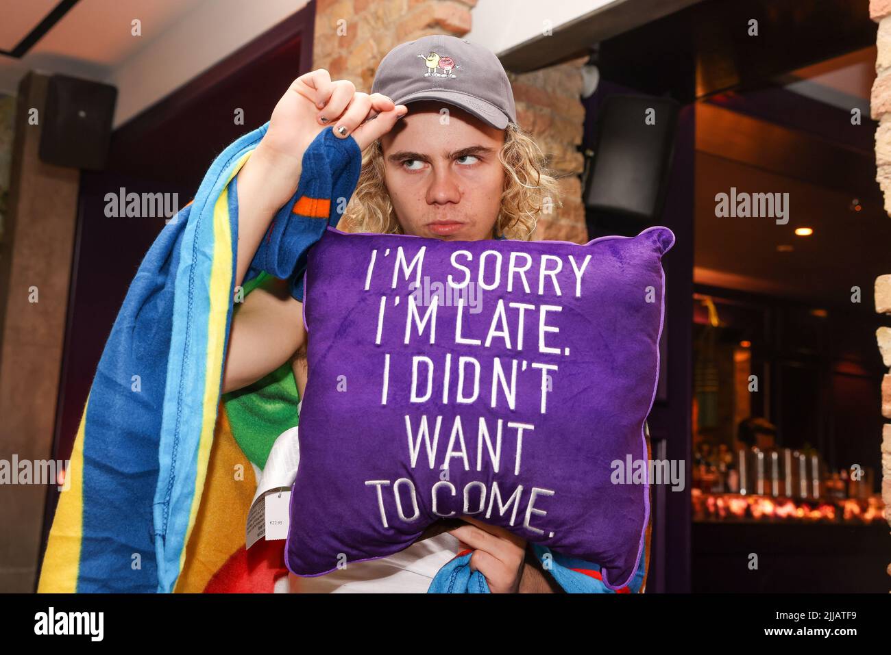 Berlin, Germany. 15th July, 2022. Australian singer and shooting star ...