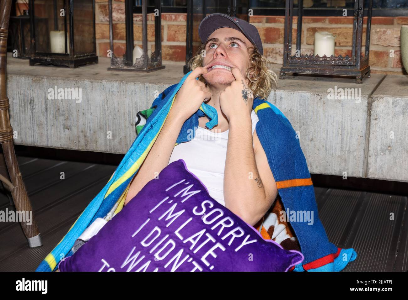 Berlin, Germany. 15th July, 2022. Australian singer and shooting star ...