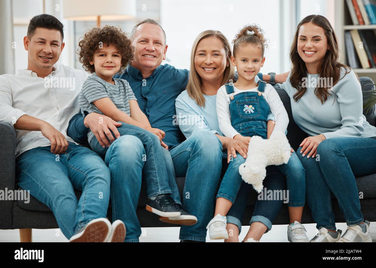 Bringing the family together in times of joy. a family spending time ...