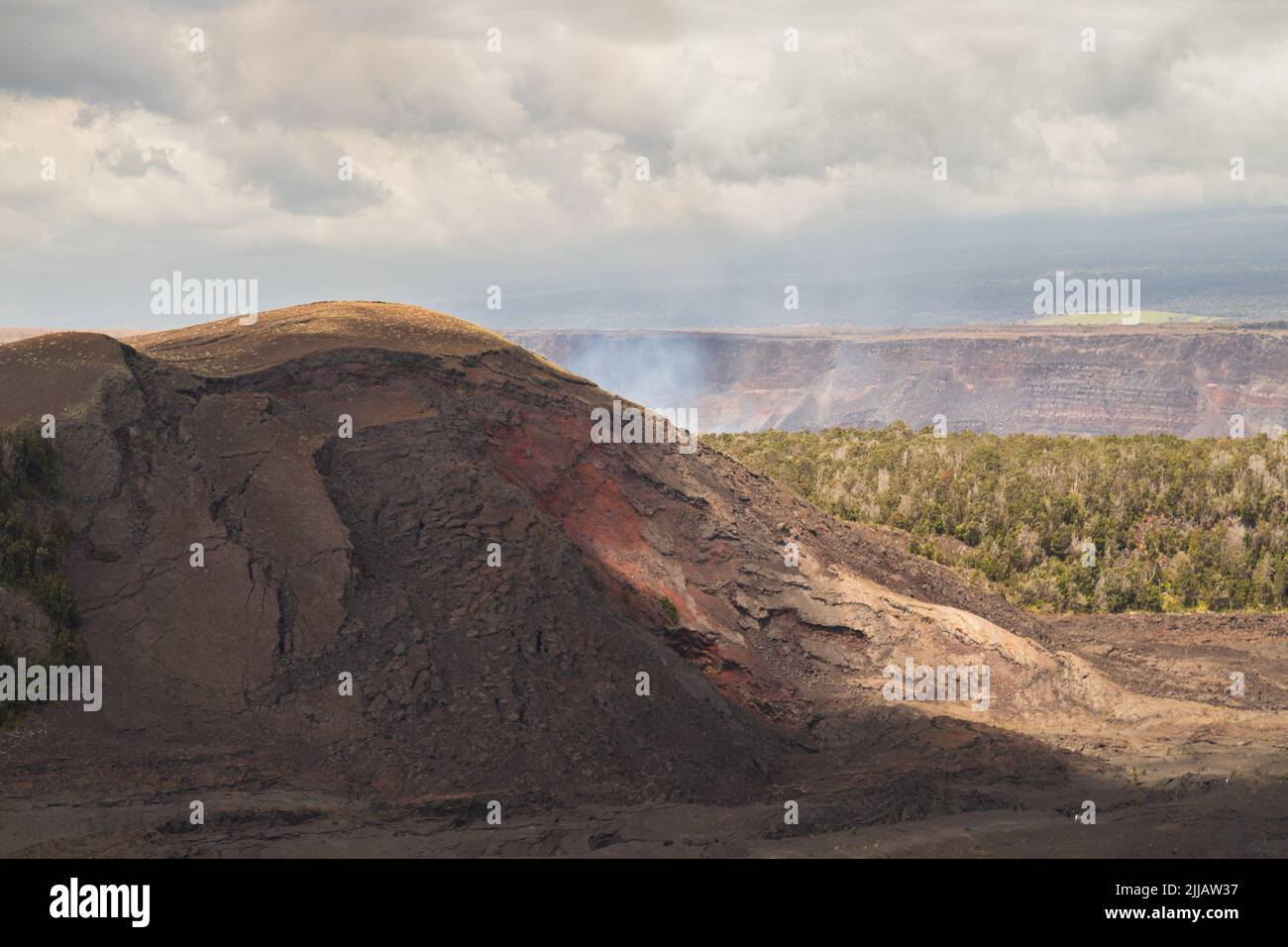 Dramatic scenes at Volcanoes National Park, Big Island, Hawaii Stock ...
