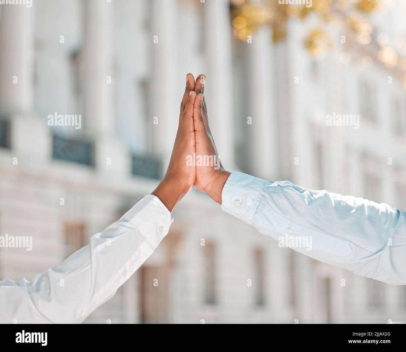 Your hard work will always be rewarded. two unrecognizable people ...