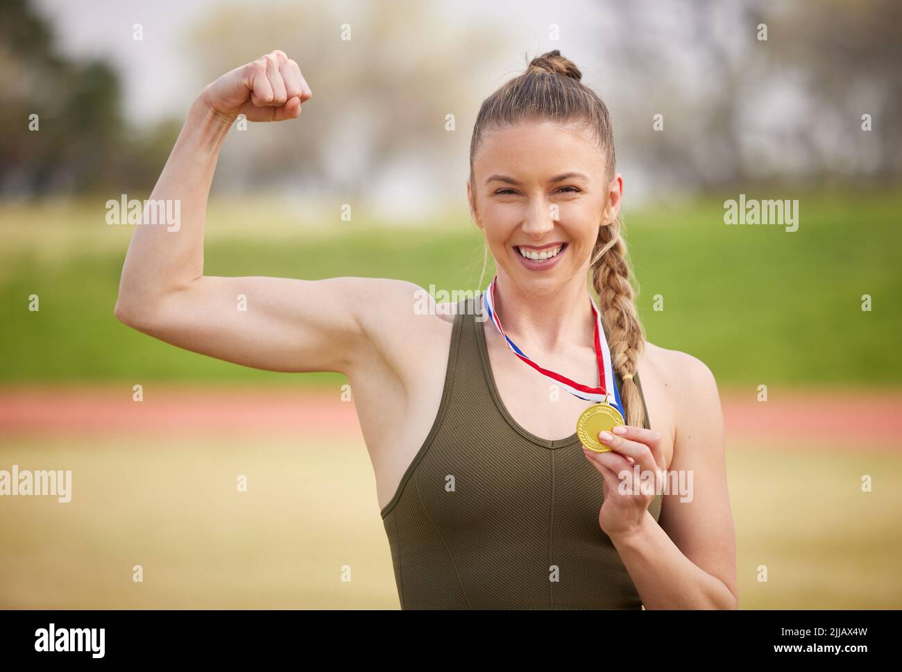 Believe in your own strength. Cropped portrait of an attractive young ...