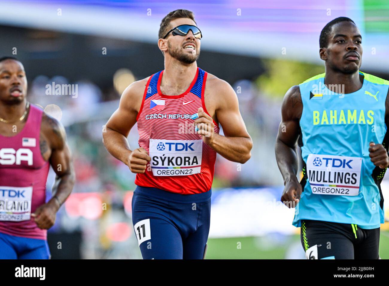 EUGENE, UNITED STATES - JULY 24: Jiri Sykora of Czech Republic ...