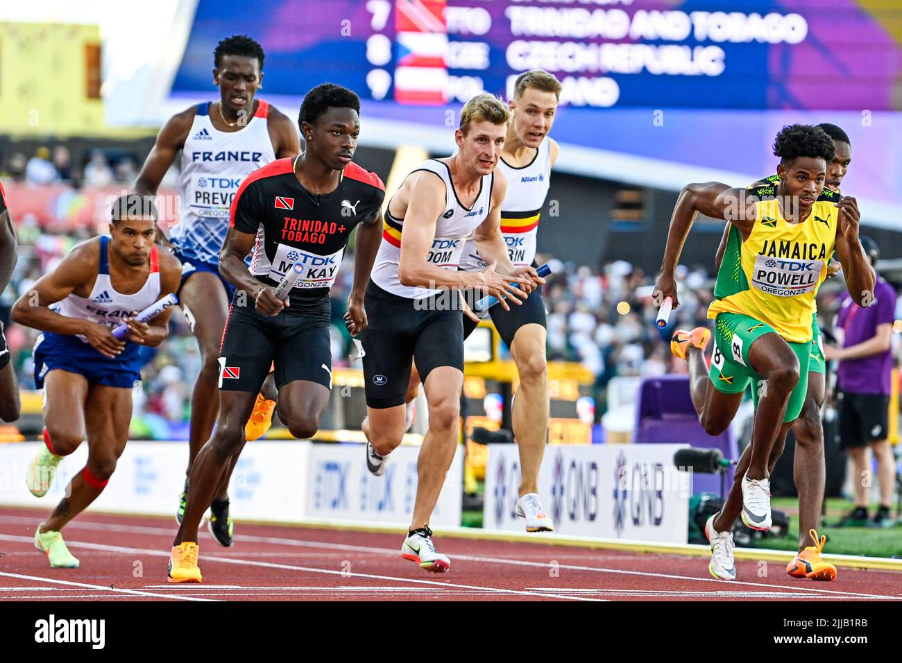Mens 4x 400m relay hi-res stock photography and images - Alamy