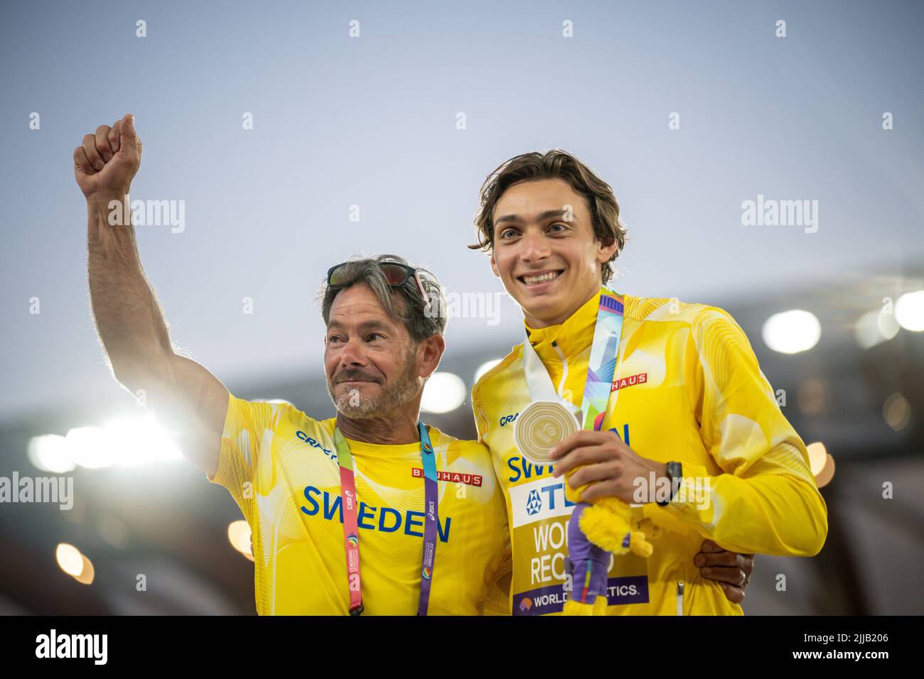 Eugene, USA. 24th July, 2022. Athletics: World Championship, Pole Vault ...